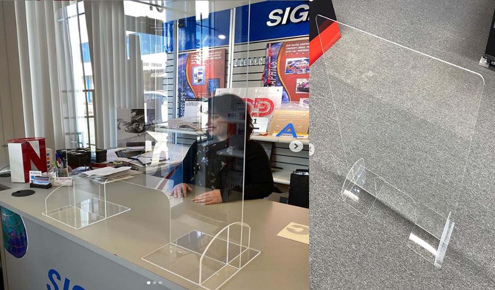 COVID19 products | Sneeze Guards |Floor Graphics | Decals & Stickers